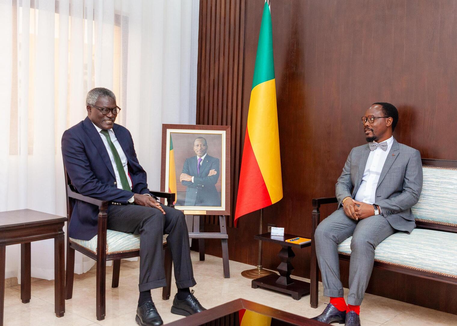 Le Ministre Modeste Tihounté KEREKOU a reçu en audience, ce mercredi 17 ...